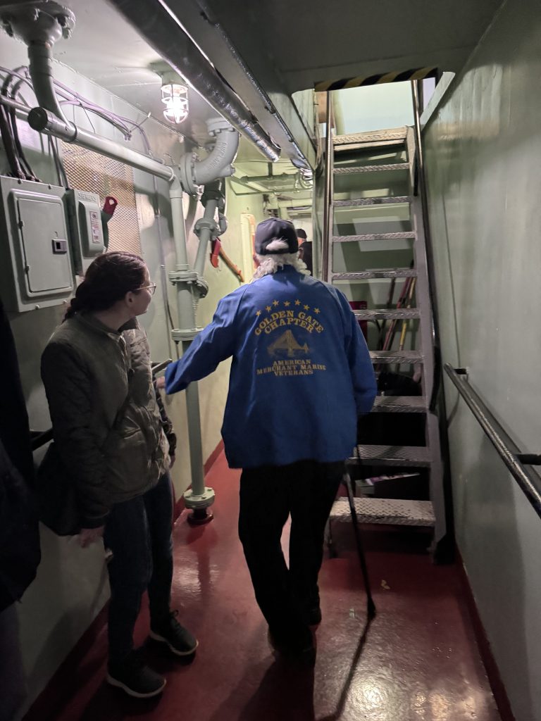 She relives history as a guide on the SS Jeremiah O’Brien, one of the ...